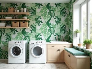 Waterproof Laundry Room Wallpaper: Top Picks for Humidity - Decor Trick